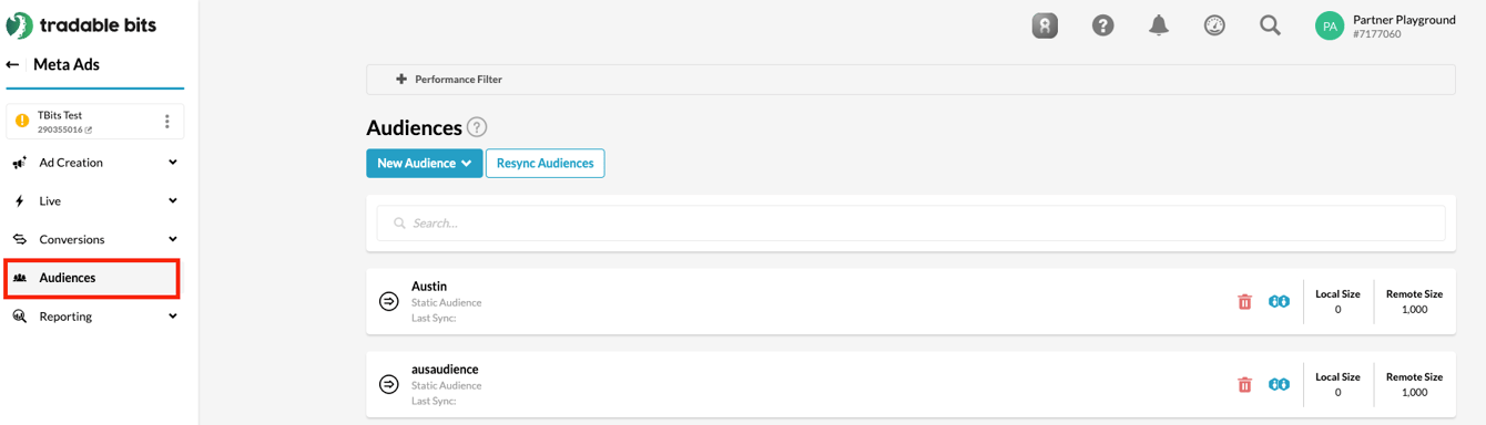 How do I create Meta ad audiences?