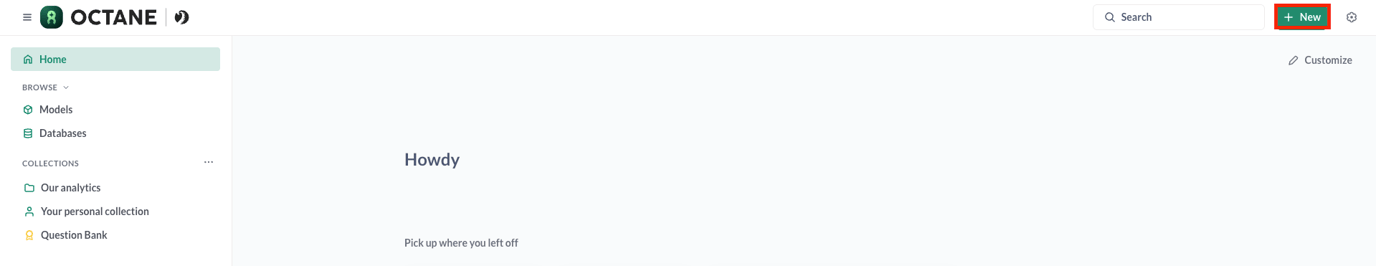 How do I create a dashboard in Octane?