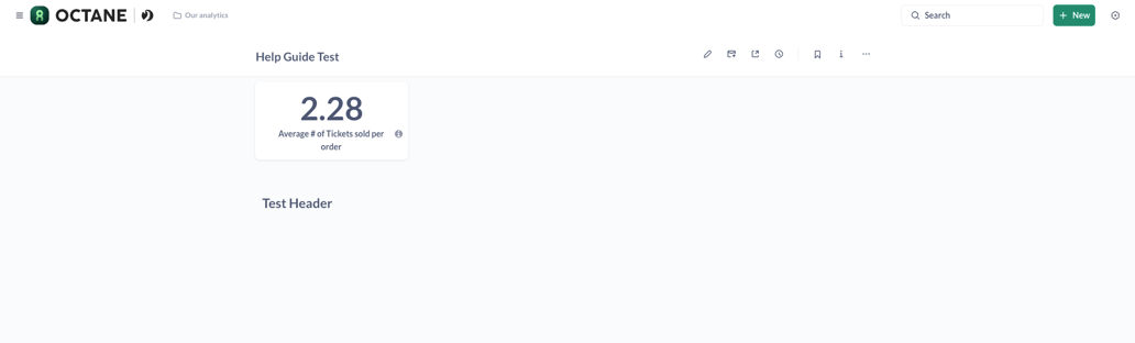 How do I create a dashboard in Octane?