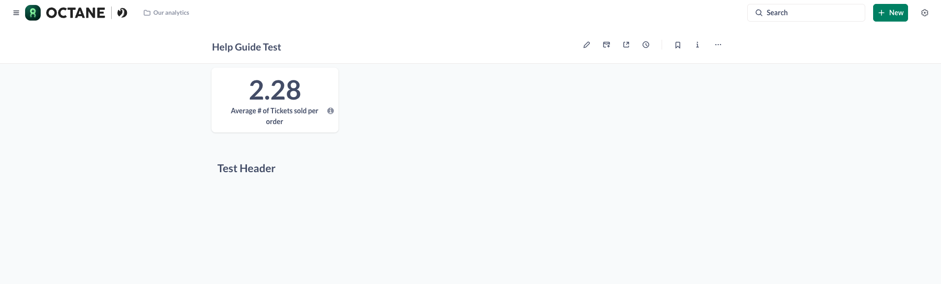 How do I create a dashboard in Octane?