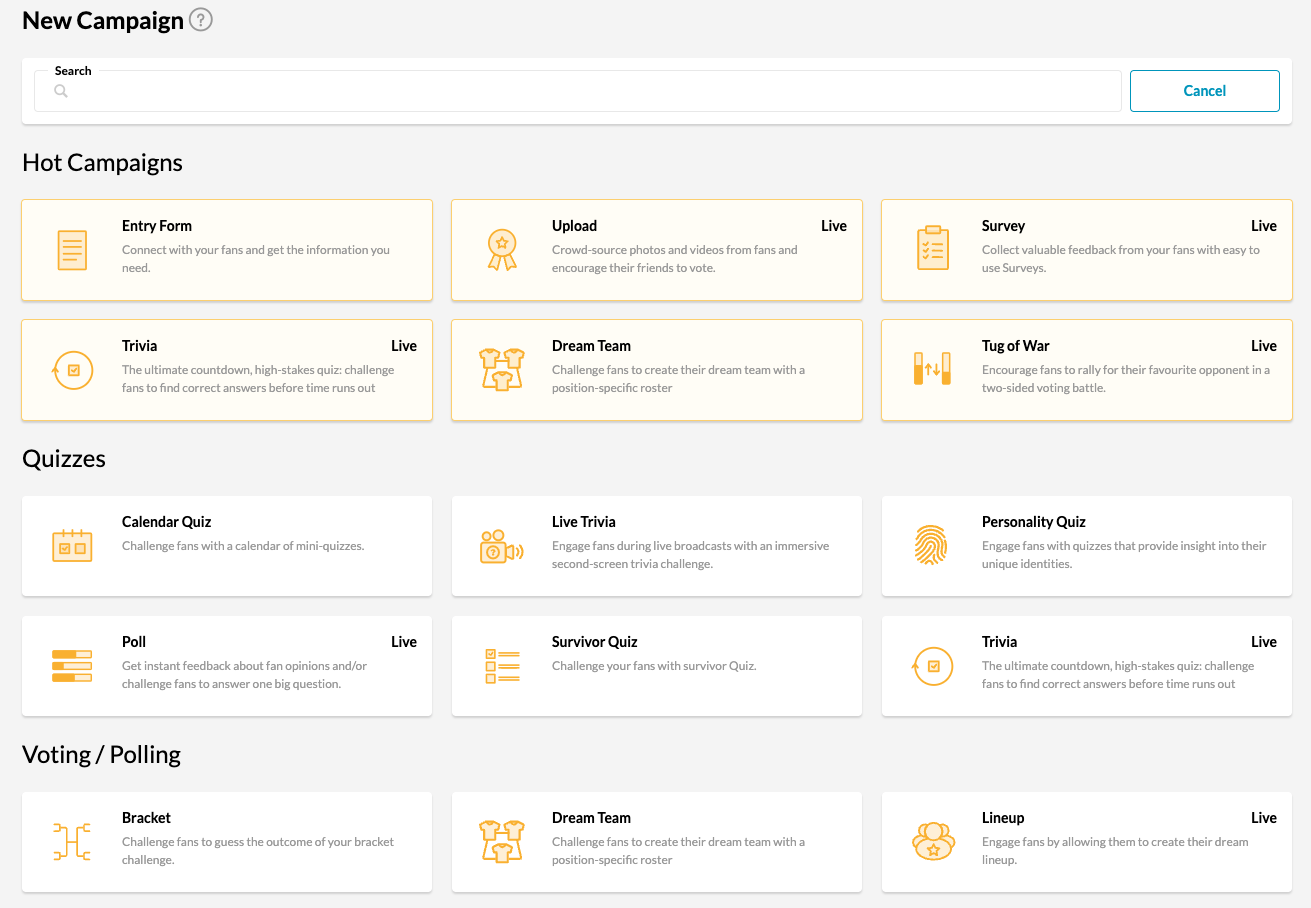 Getting Started with Campaigns