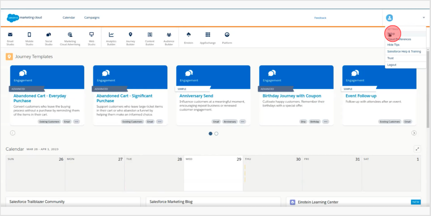 How do I create a Salesforce Marketing Cloud integration?